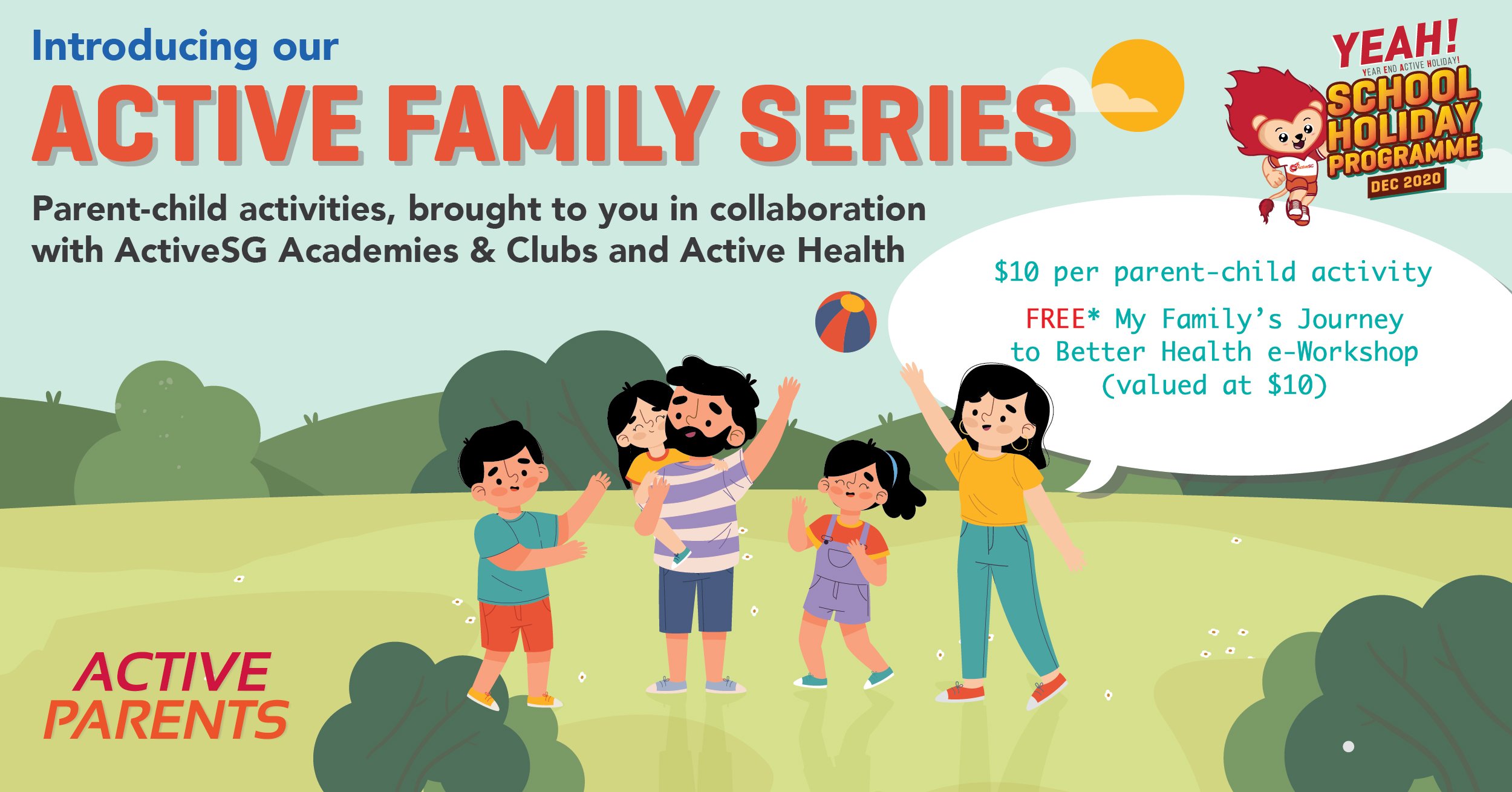 ActiveSG - Active Parents - Celebrating Active Parents 2020